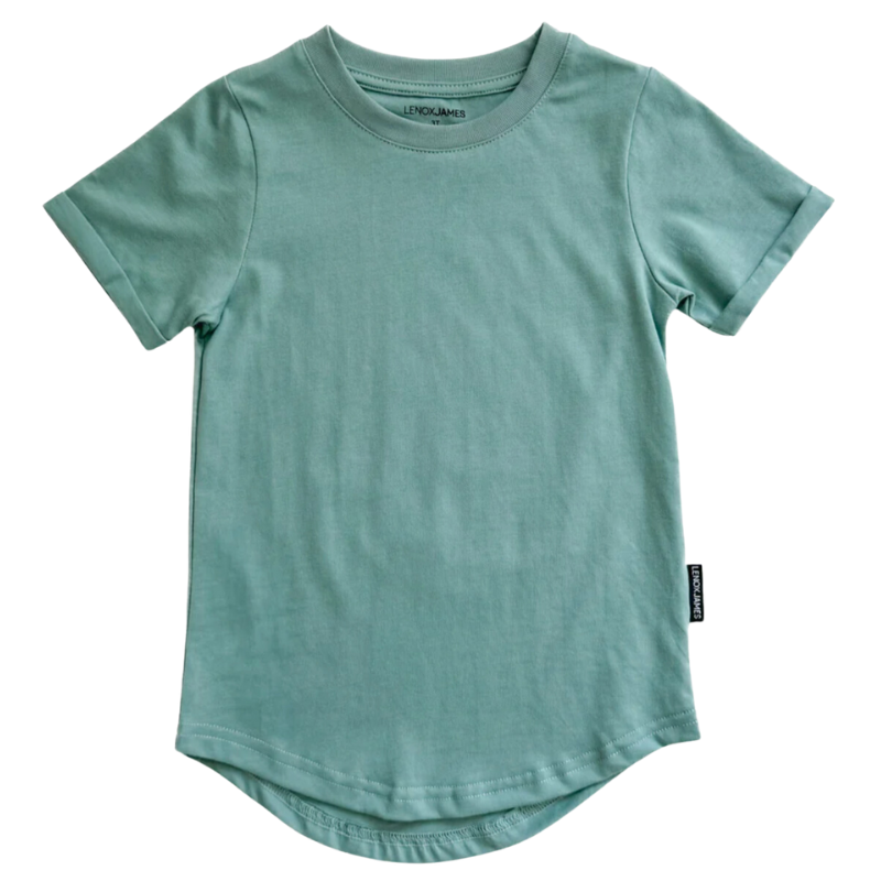 Lenox James - Basic Tee in Surf – Roman & Leo | Cool, Trendy Boys Clothes