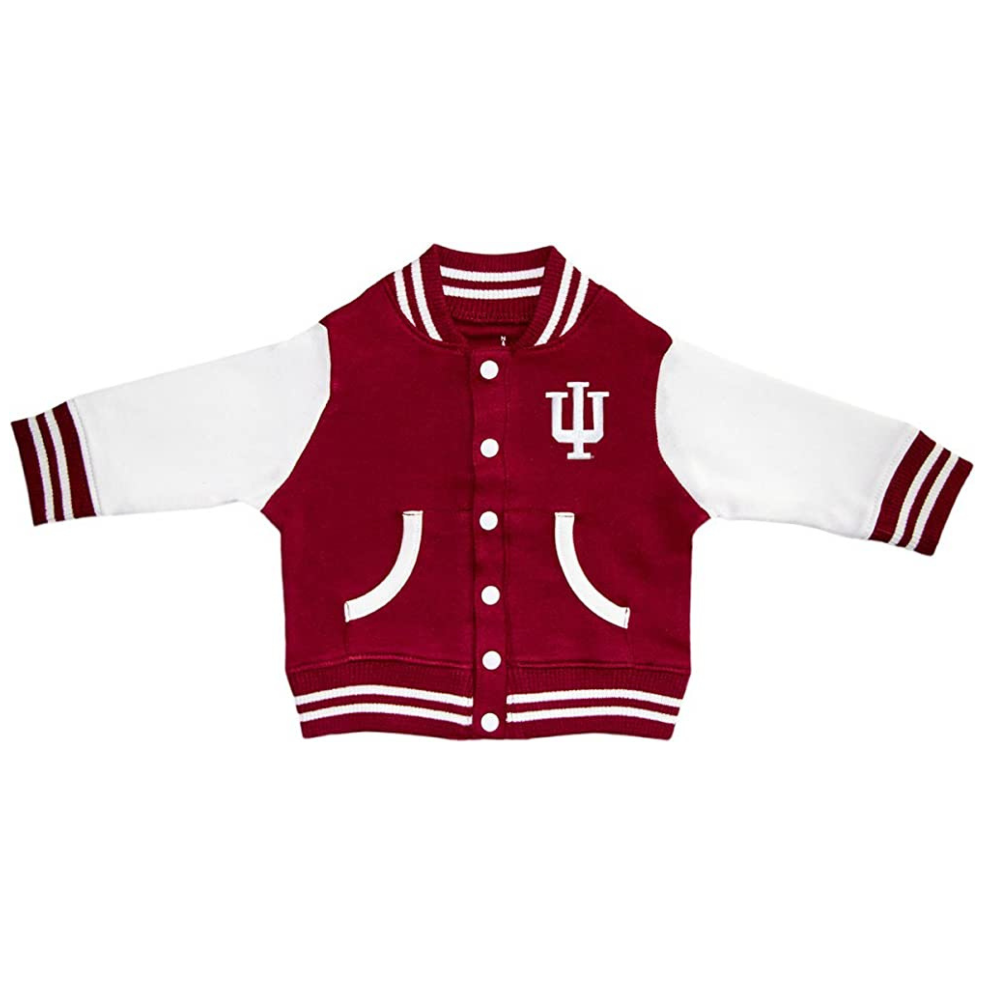 Indiana University Kids Varsity Jacket in Crimson – Roman & Leo | Cool ...